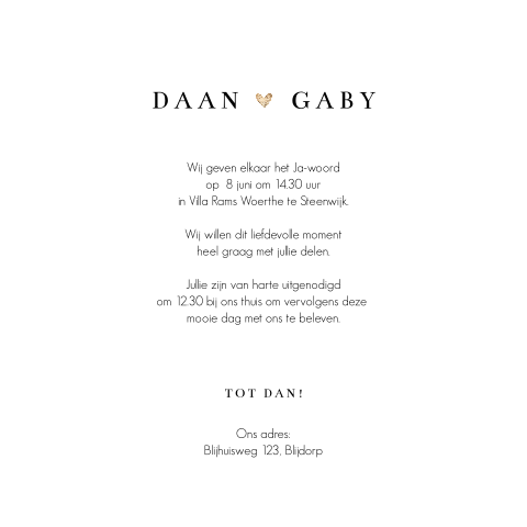 Tekst trouwkaart inspiratie nodig? Mooie teksten voor de bruiloft ...