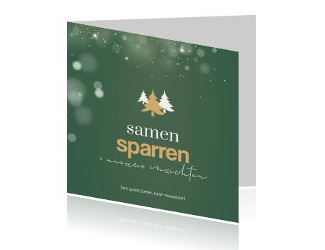 Zakelijke kerstkaart: samen sparren nieuwe inzichten